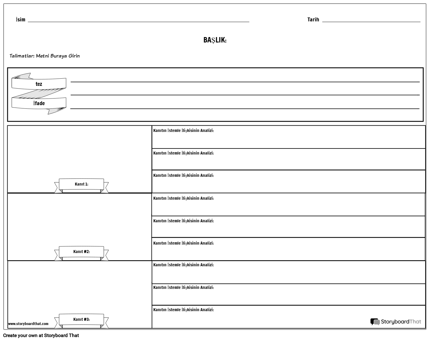 Anahat Tablosu القصة المصورة من قبل tr-examples