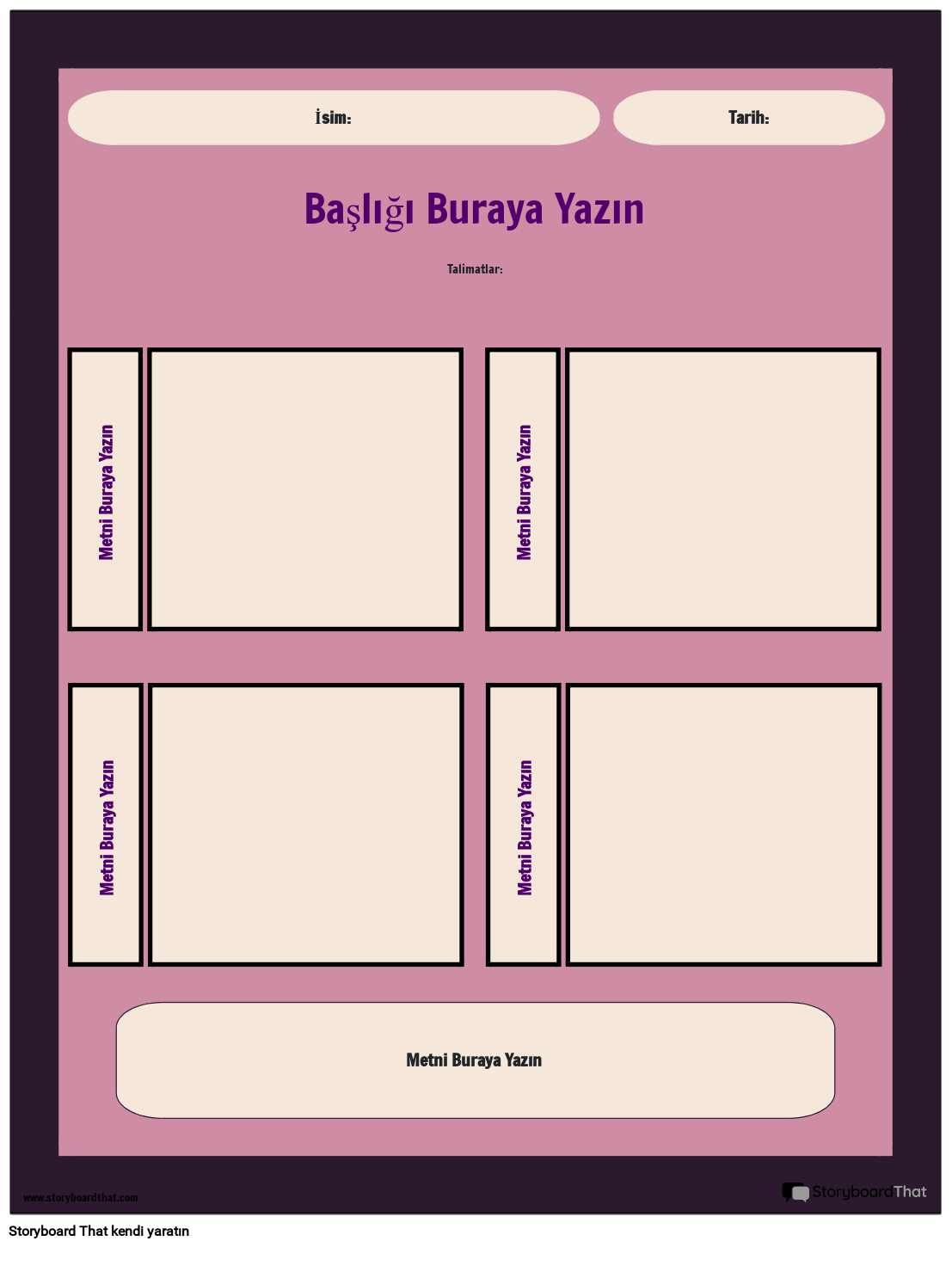 Duygularınızı Çizin Storyboard by tr-examples