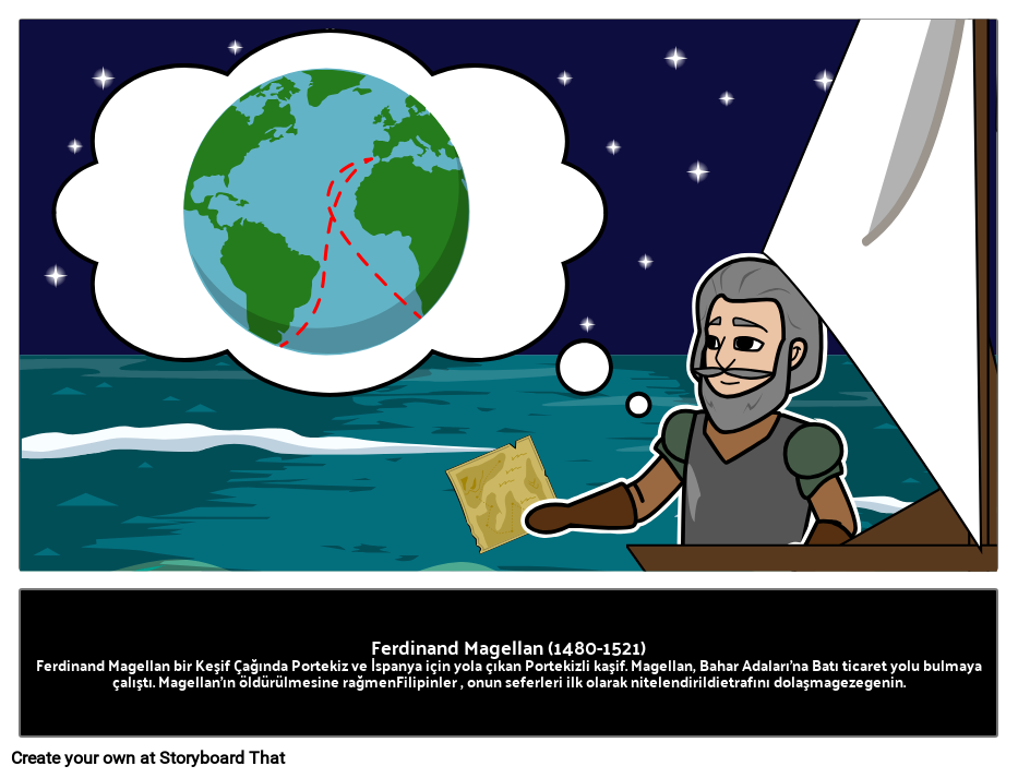 Ferdinand Macellan Kimdi? Storyboard by tr-examples
