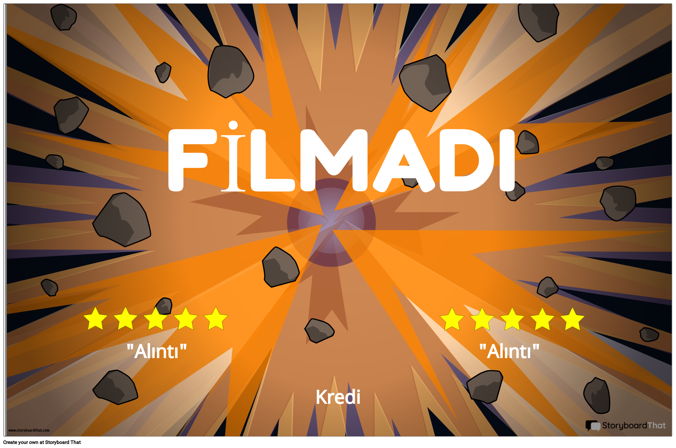 Film Afişi 8 Storyboard Tarafından tr-examples