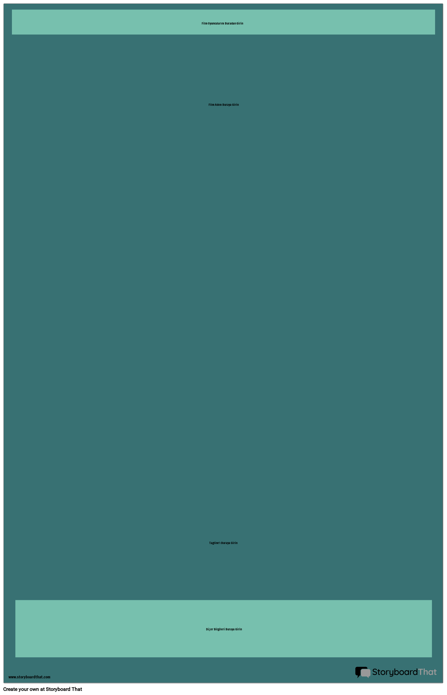 Film Posteri 3 Storyboard Tarafından tr-examples