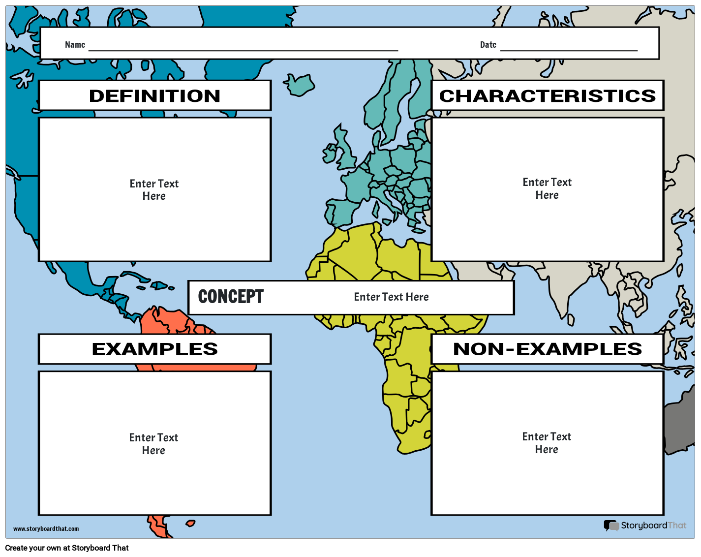 Frayer Modeli 9 Storyboard Tarafından tr-examples