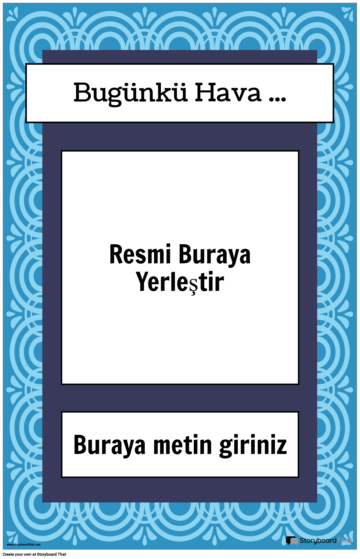 Hava Durumu Afişi Storyboard por tr-examples