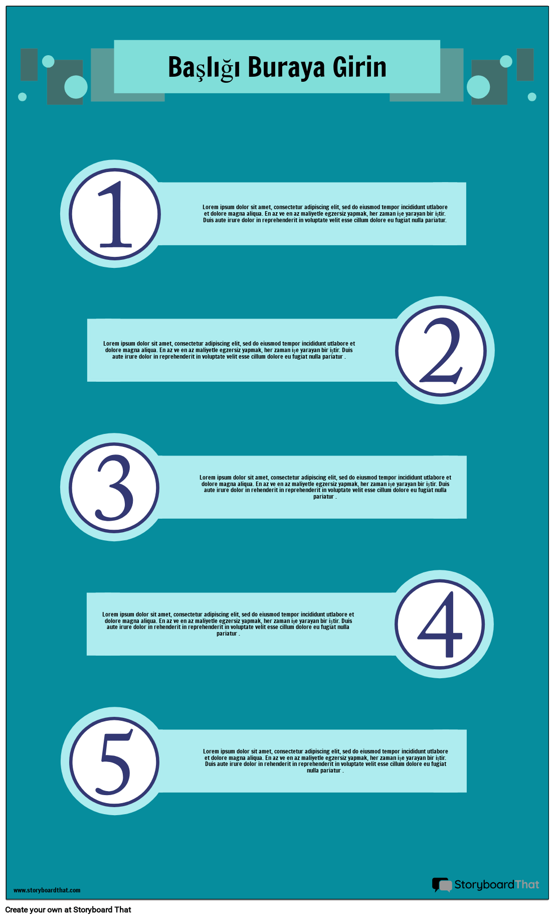 Hedefler Bilgi 2 Storyboard por tr-examples