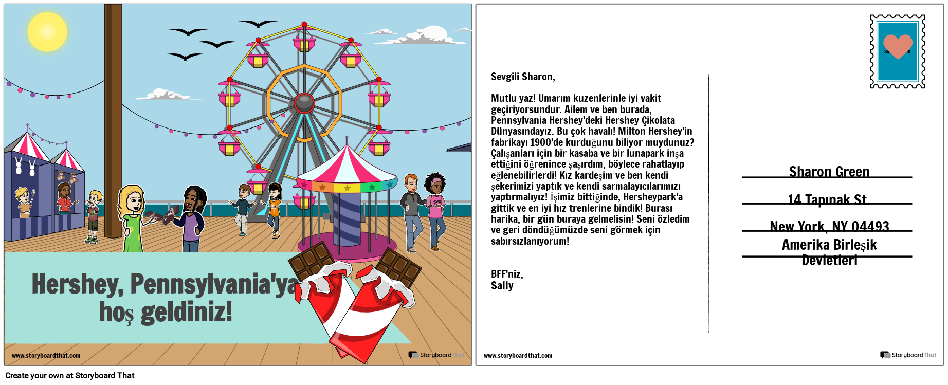 Kuzeydoğu Kartpostal Storyboard por tr-examples