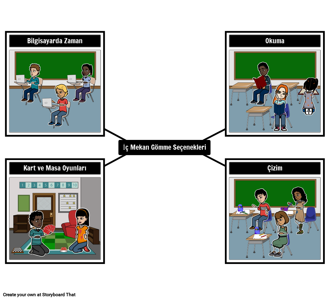 Recess Graphic Organizers for classroom Storyboard
