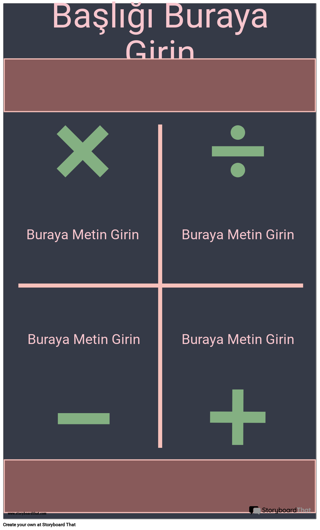 Semboller Infographic Storyboard af tr-examples