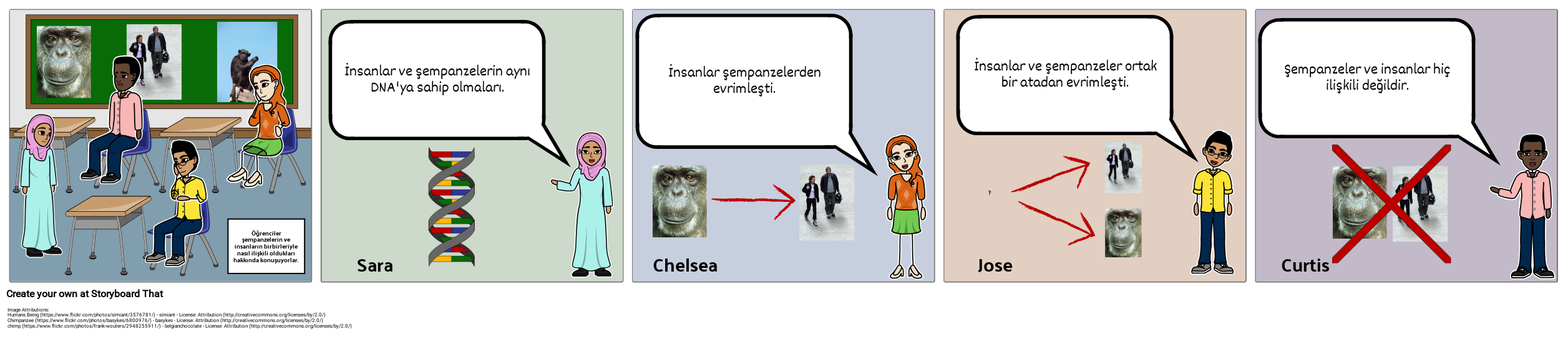 Tartışma Storyboard - HS - Evolution Storyboard