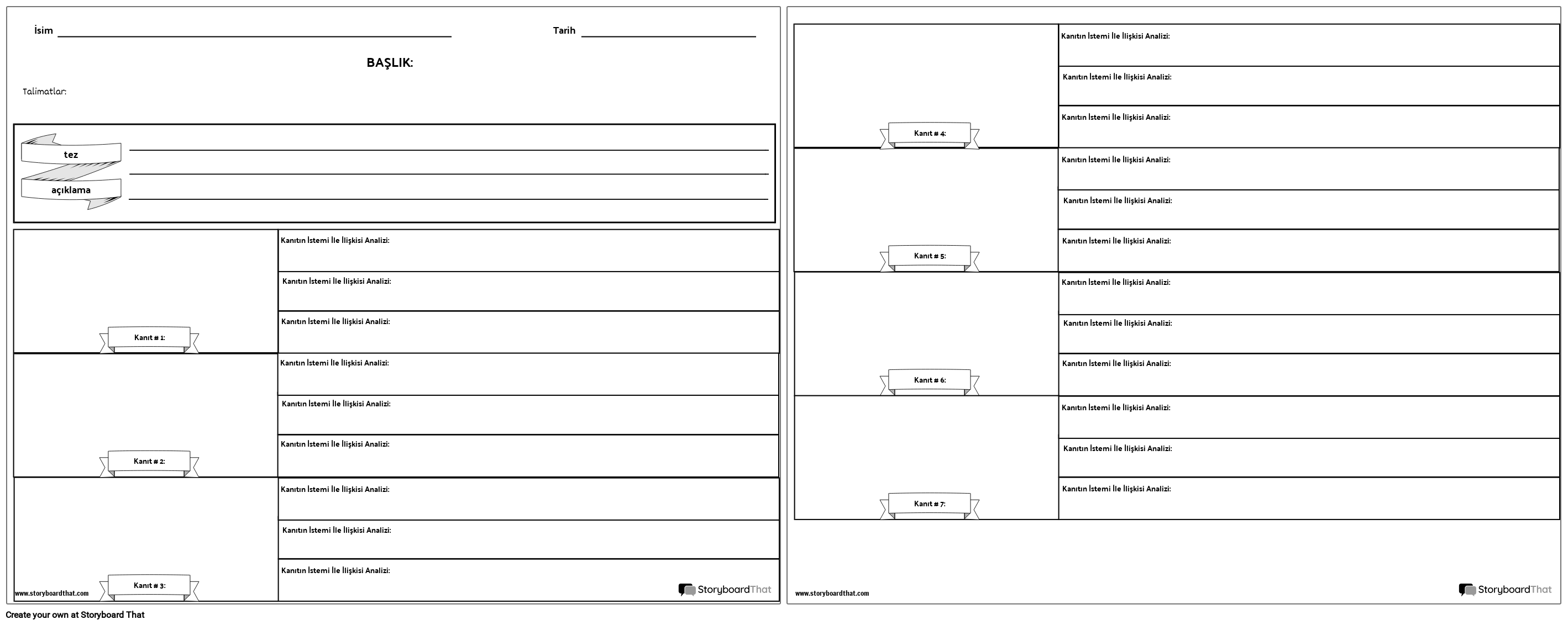 Tez Bildirimi Dağılımı Storyboard por tr-examples
