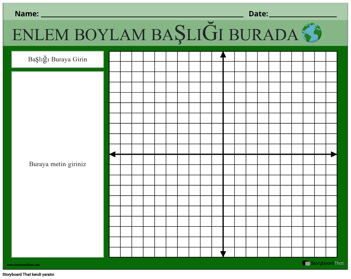 Yeni Oluşturma Sayfası Enlem ve Boylam Şablonu 2