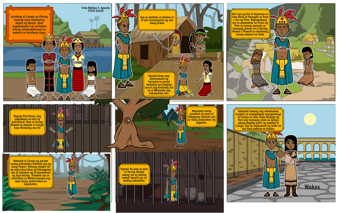 Filipino Euclid Liongo Storyboard Storyboard by trika