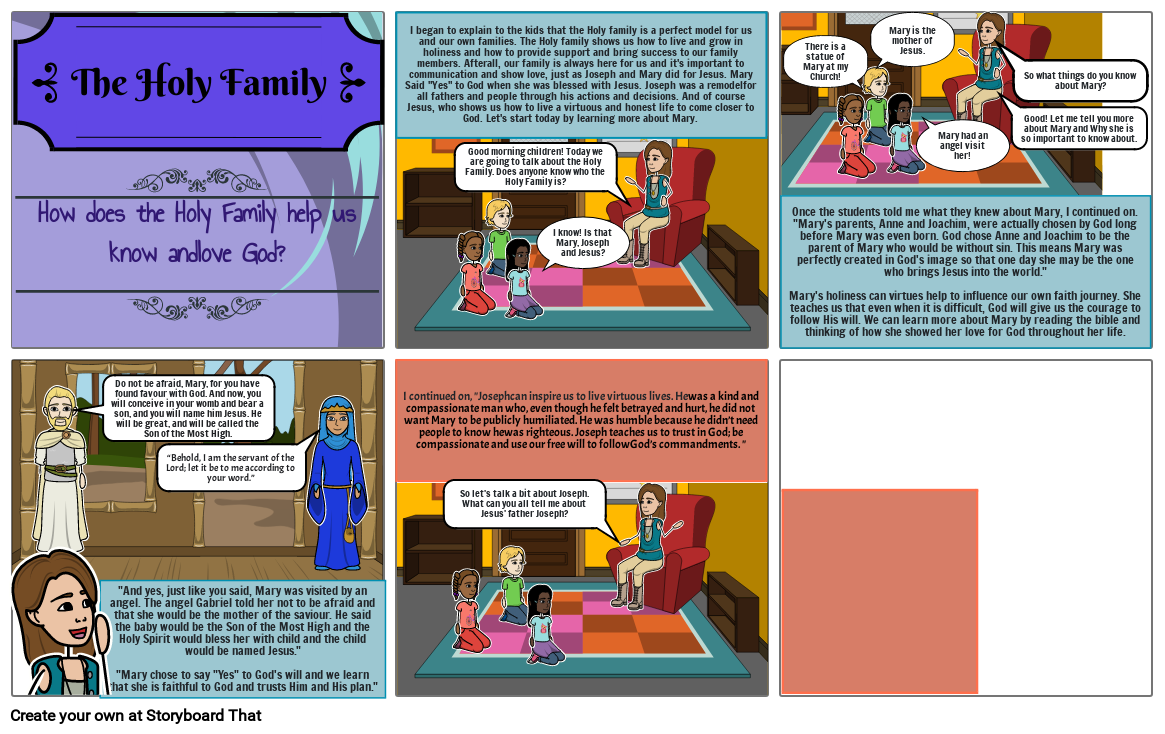 The Holy Family Storyboard by trisha63929
