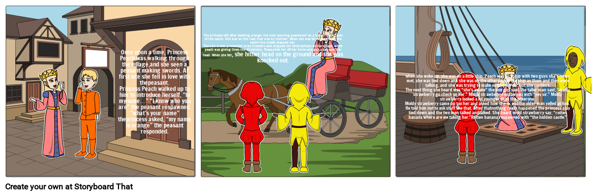 The Peasant and the Princess Storyboard by tristan98337