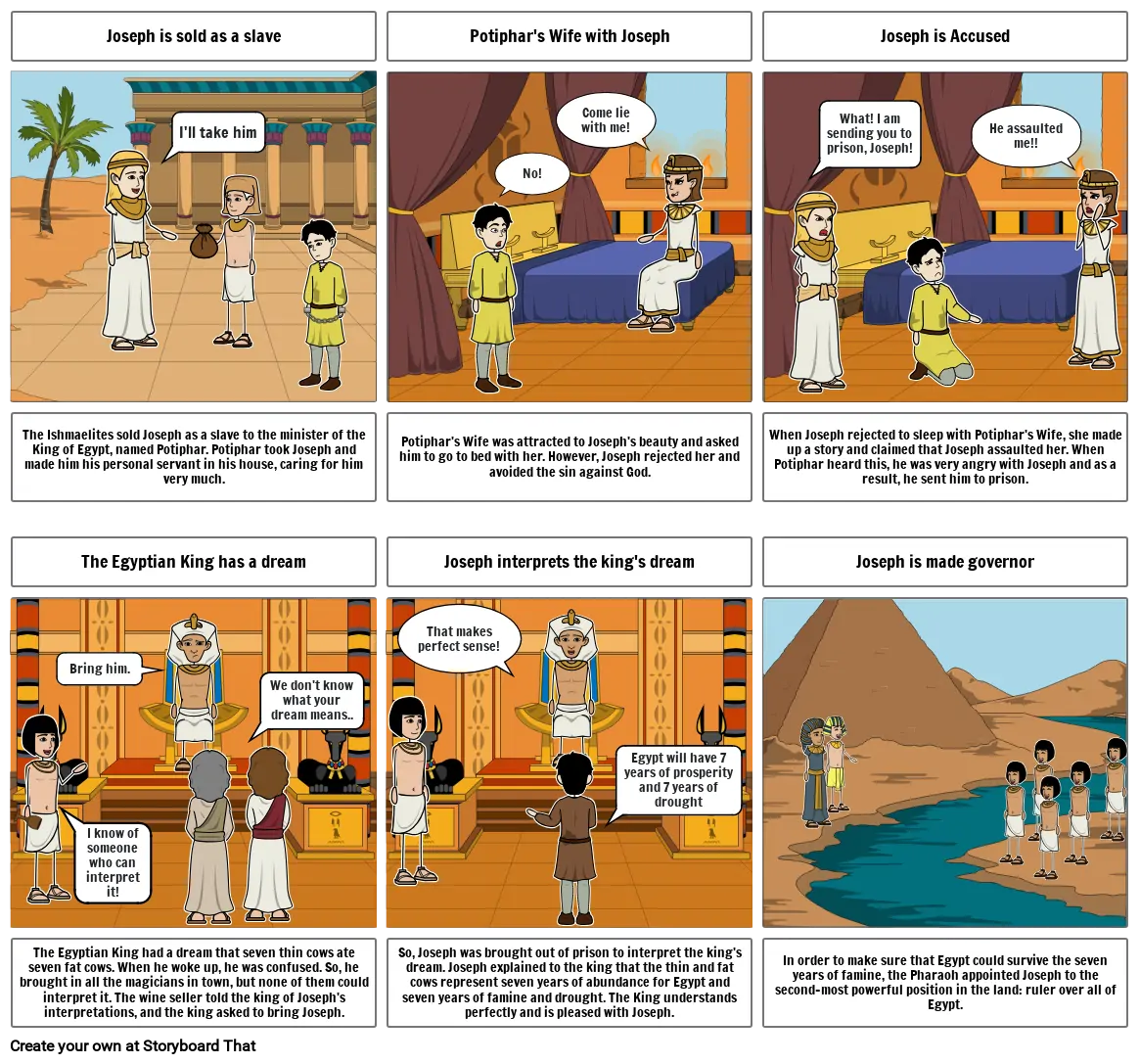 COPY of Joseph Storyboard Storyboard by twinsbooks