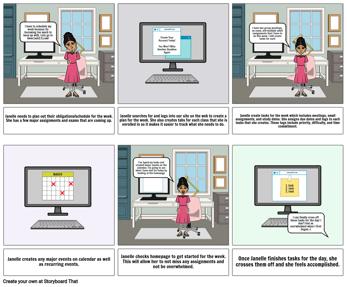 COMP590 Storyboard Storyboard par vanesa13004