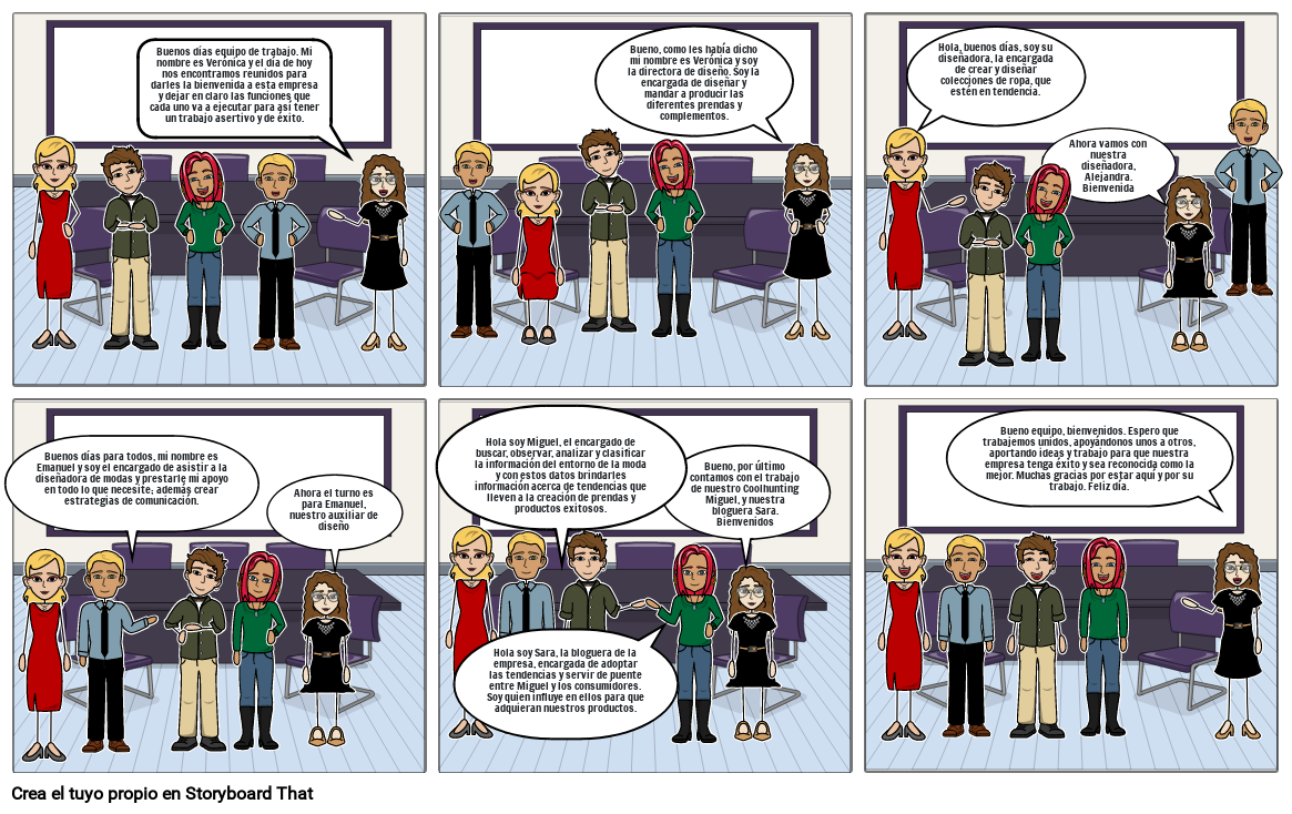 Roles del departamento de diseño Storyboard by veronicabolivar Roles del departamento de diseño Storyboard by veronicabolivar