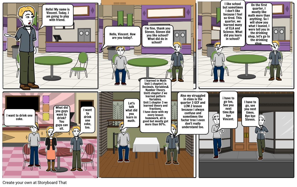 Math part one Storyboard por vincentlu