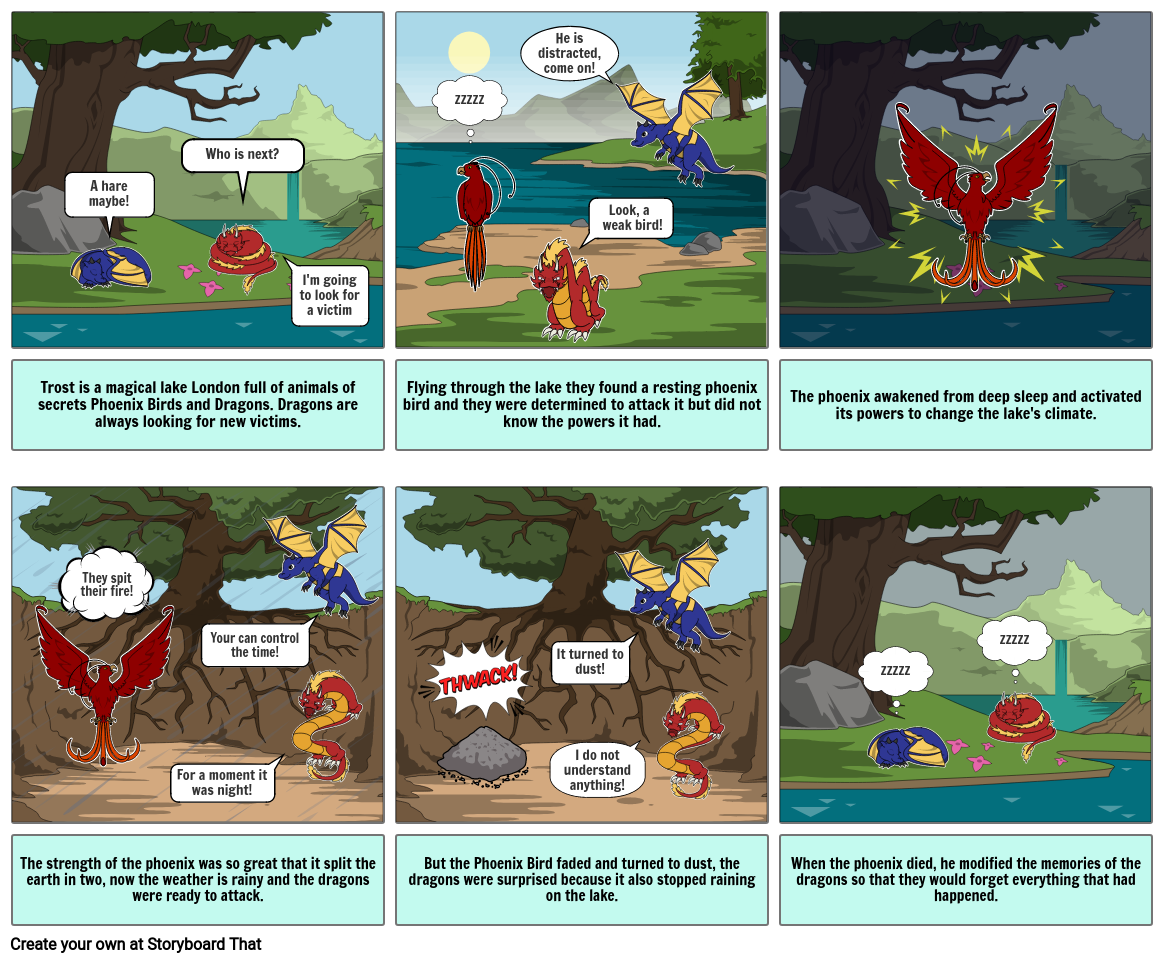 The mystery of the Phoenix Storyboard por violentazo