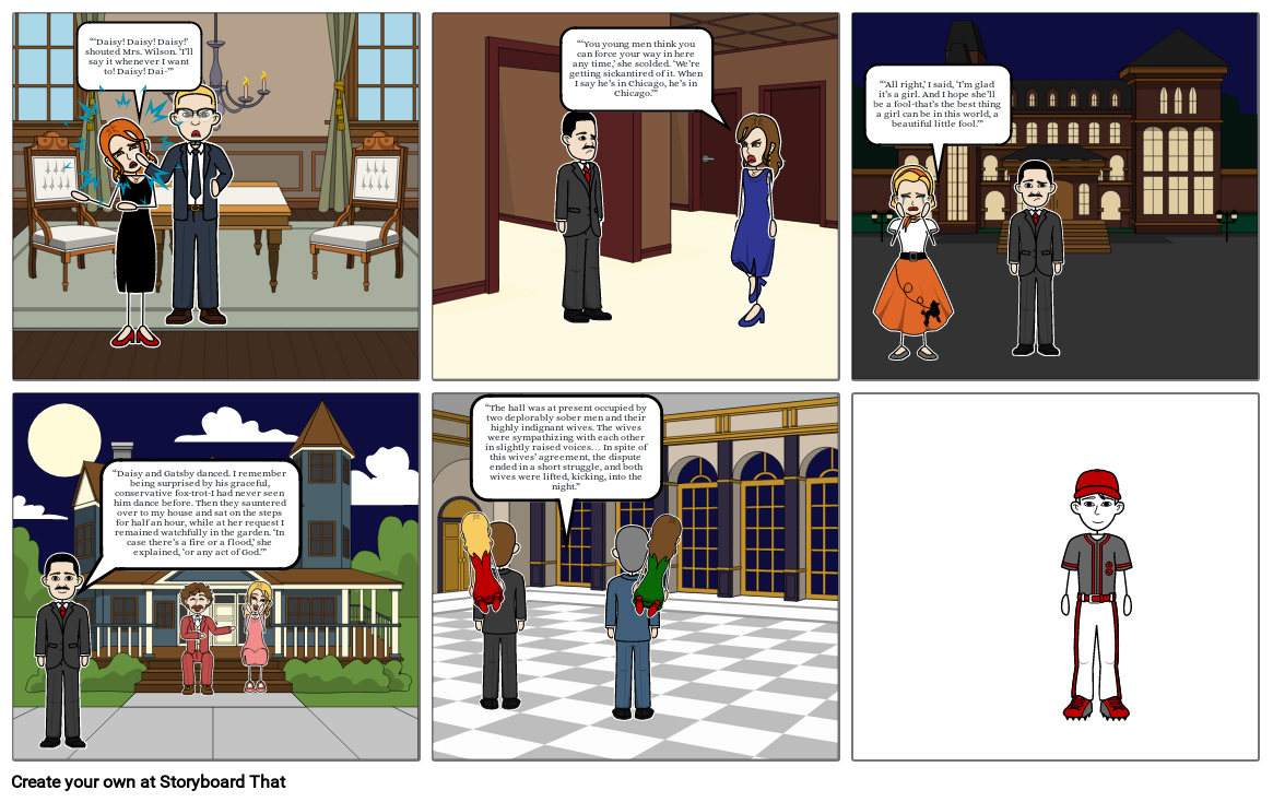 Gatsby Project Comics Storyboard By Vm10101 0773