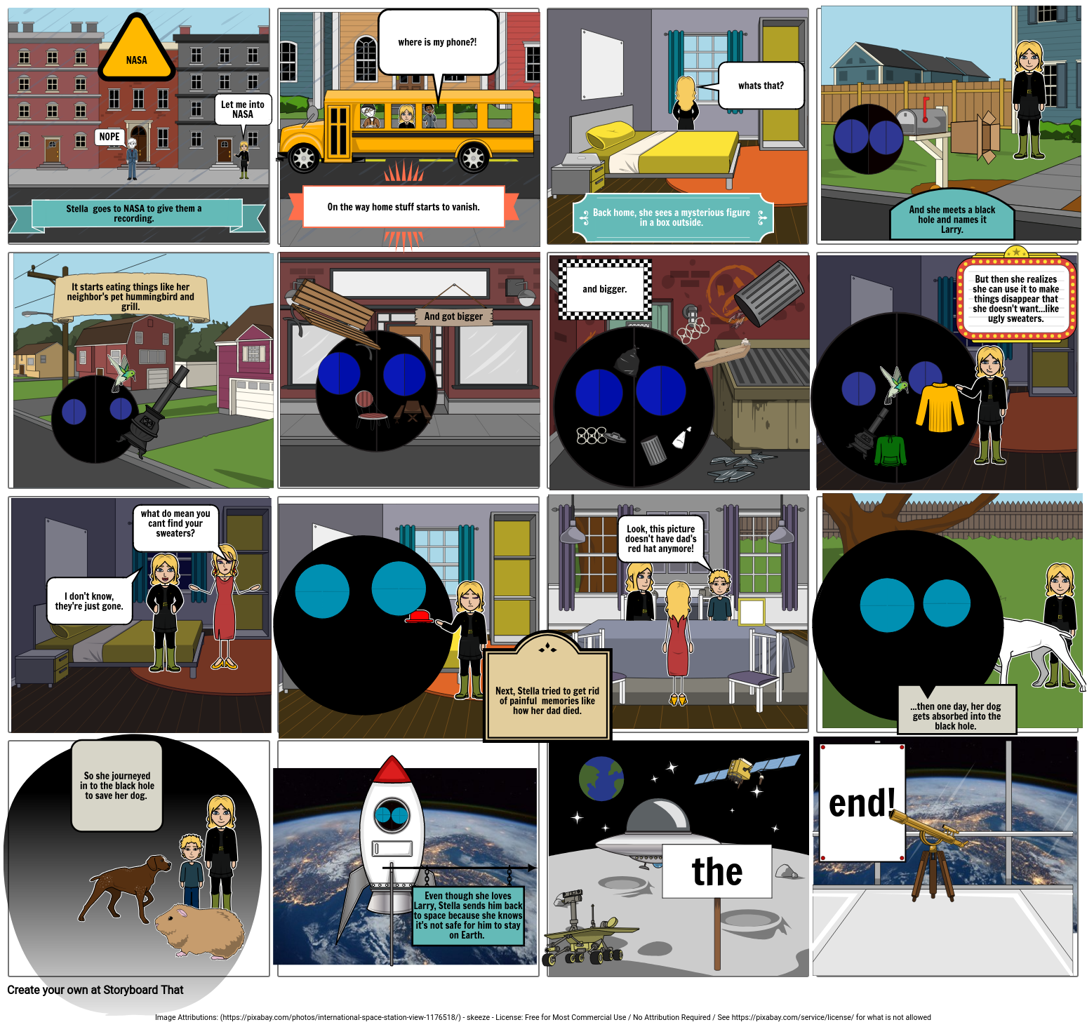 Reid's Book Report Storyboard by vrenwick