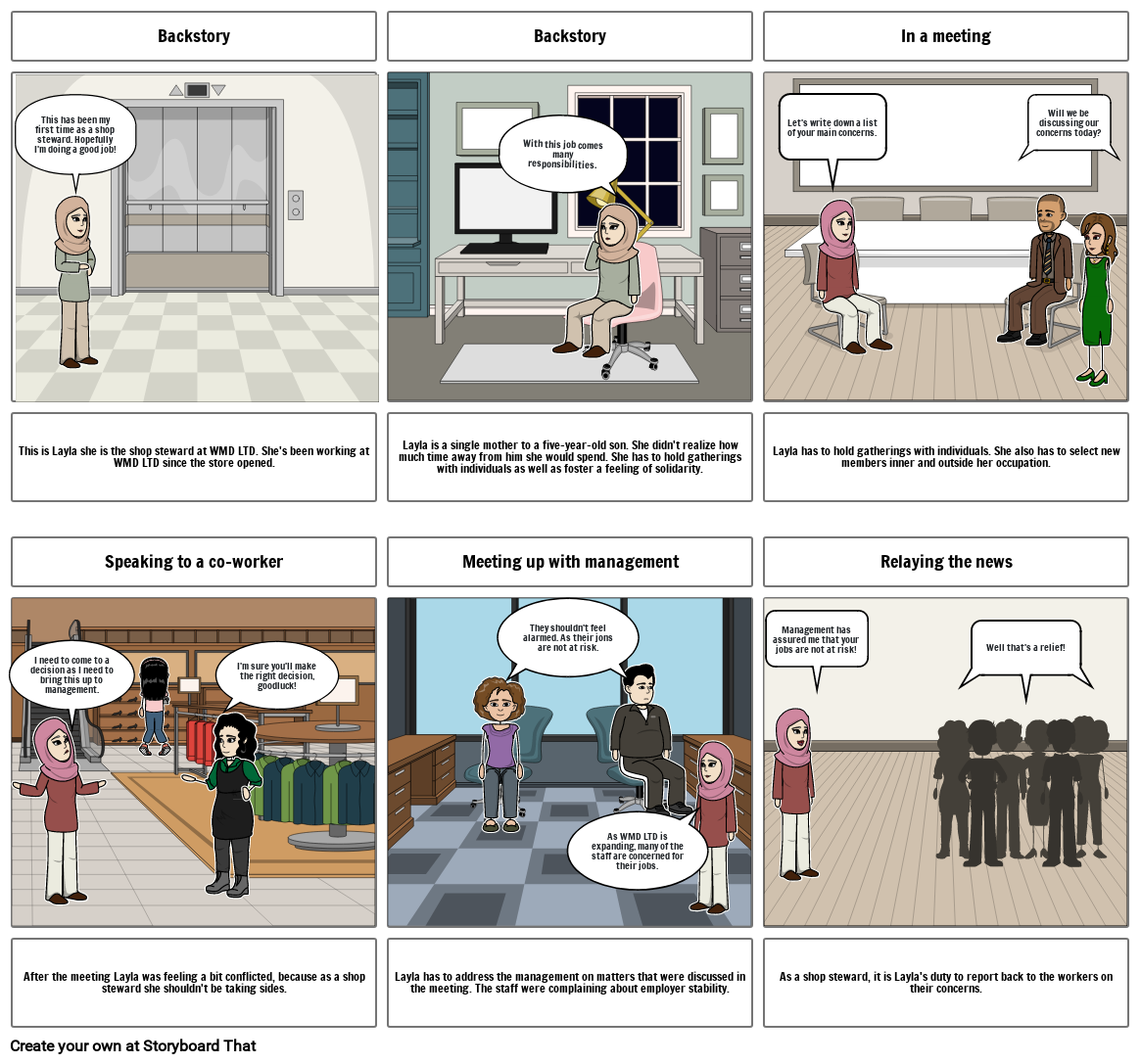 Storyboard 2: The Roles and Rights of the Shop Steward in the Workplace