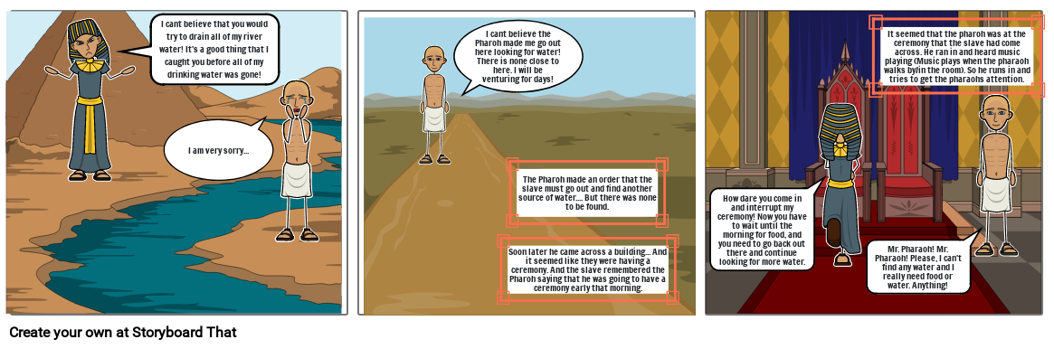 Life for the Pharoh Storyboard por weiskopf3k