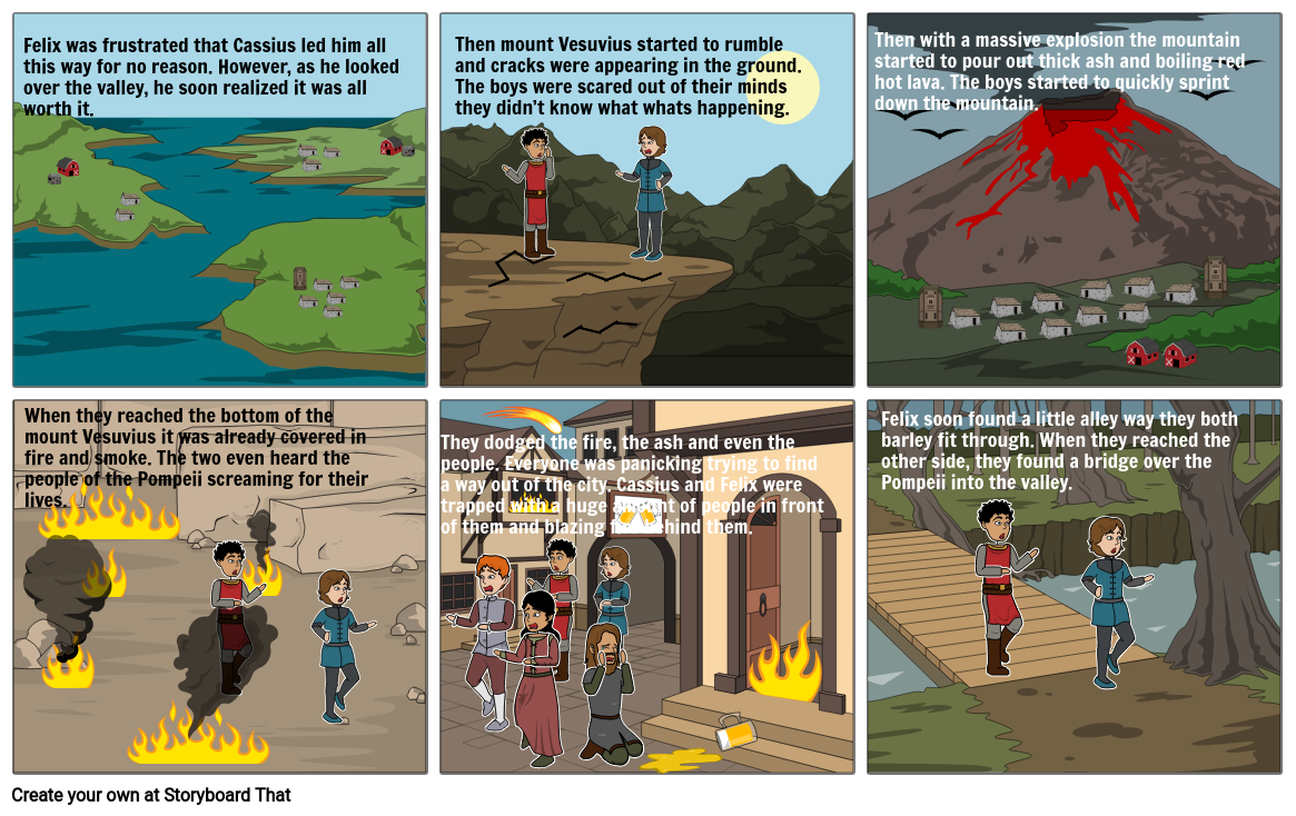 Escape from Pompeii Storyboard by willchamp