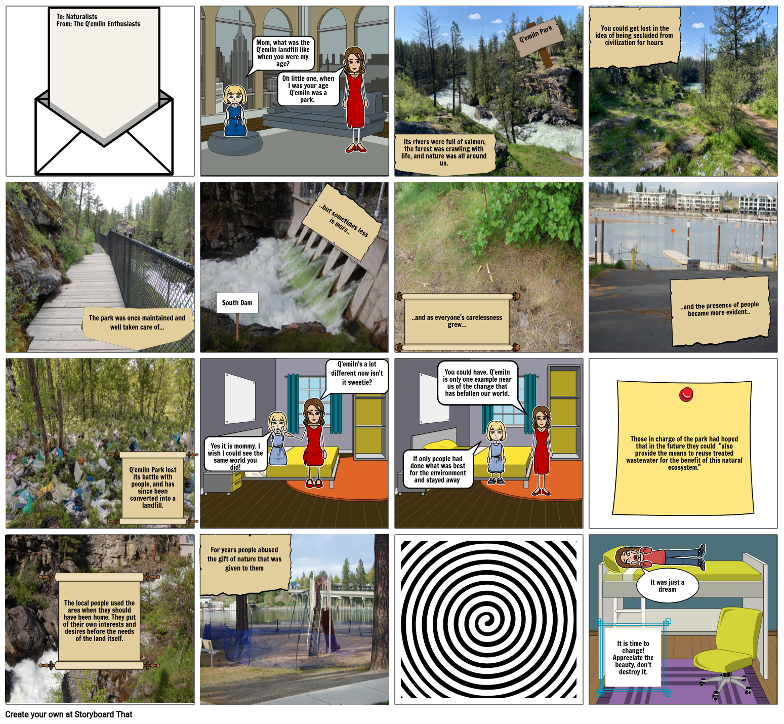 Idea for Final Project Storyboard by witw