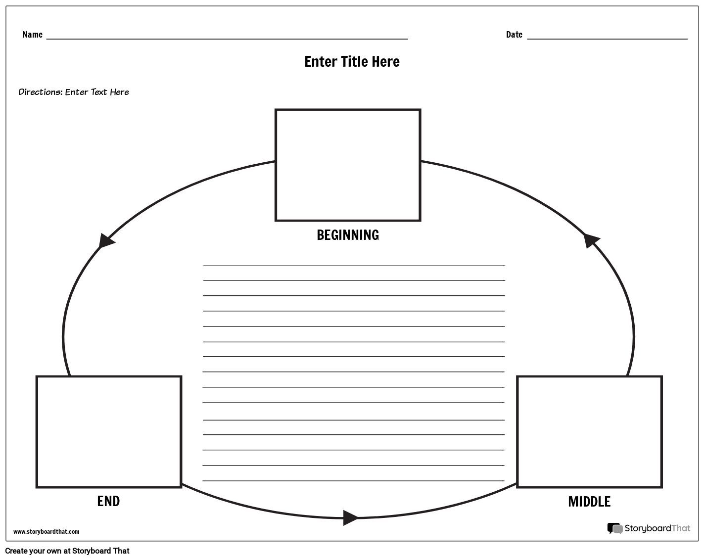 Free Beginning Middle End Circle Diagram Storyboard Free Beginning Middle End Circle Diagram Storyboard