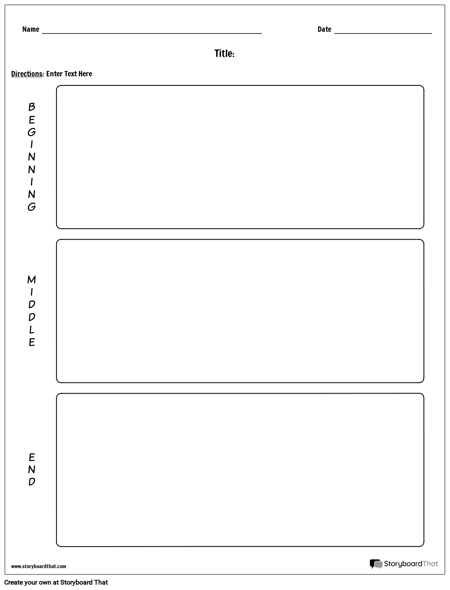 Sequencing Worksheets | Create a BME Worksheet