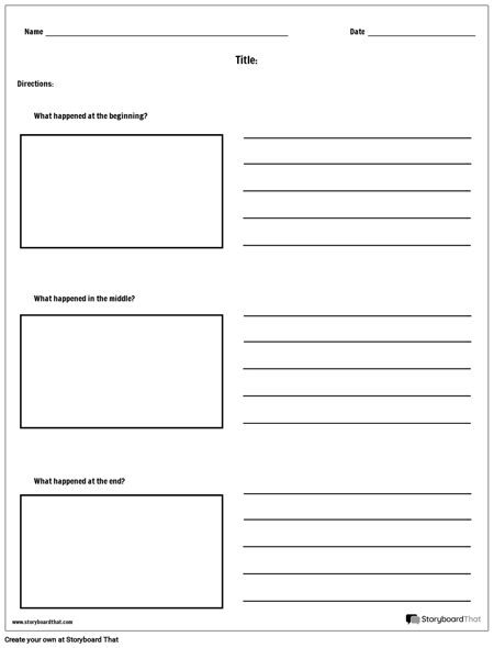 Sequencing Worksheets | Create a BME Worksheet