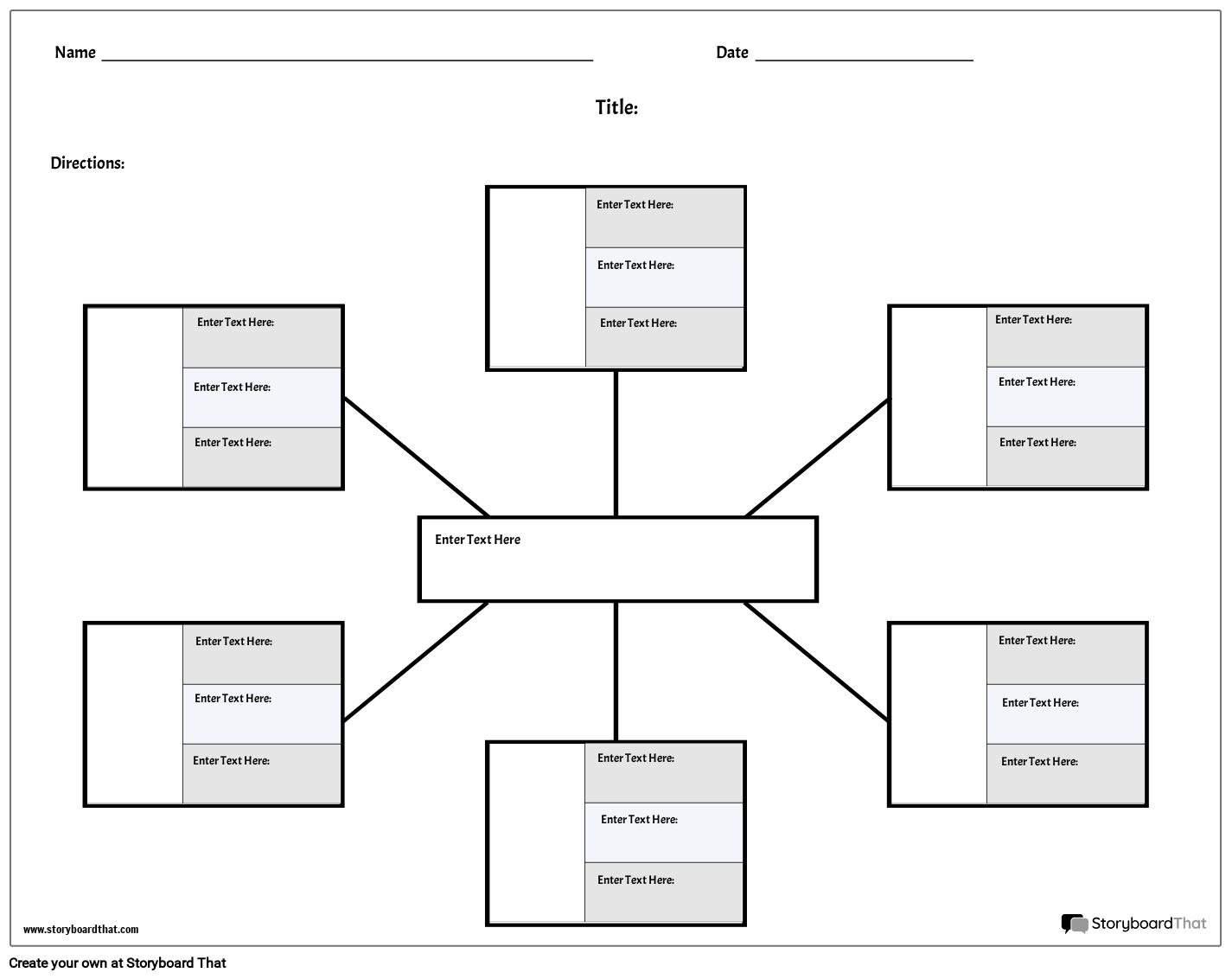 Spider Character Map Storyboard By Worksheet templates
