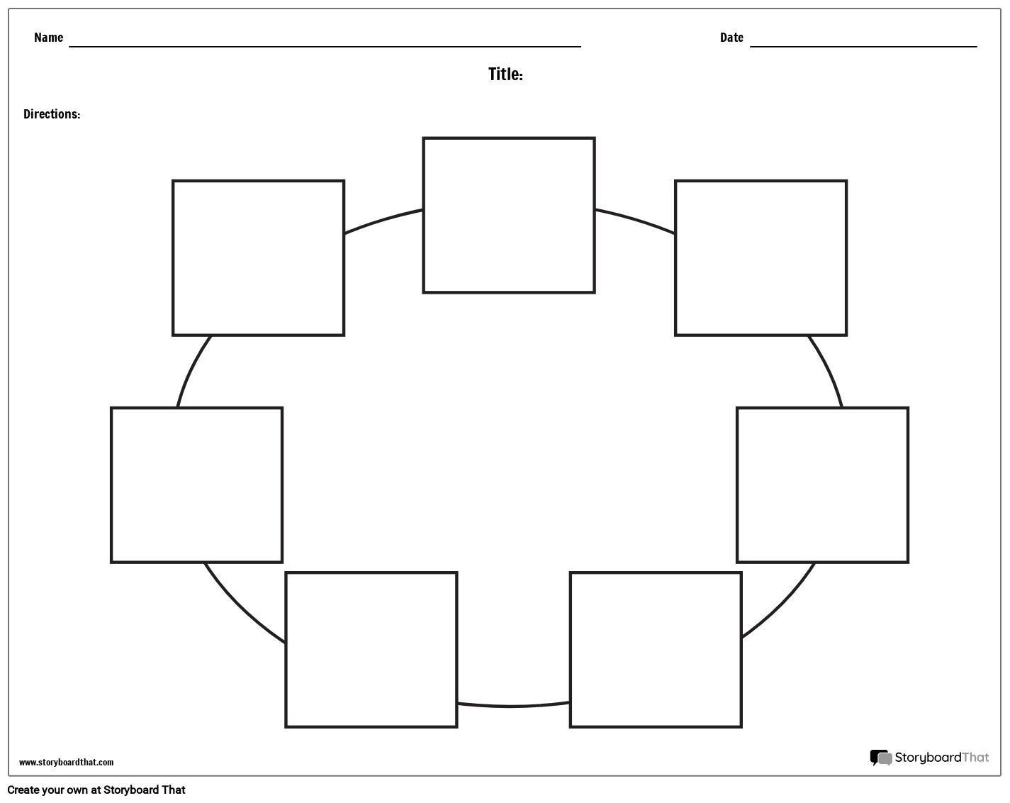 Circle Chart 7 Storyboard By Worksheet templates