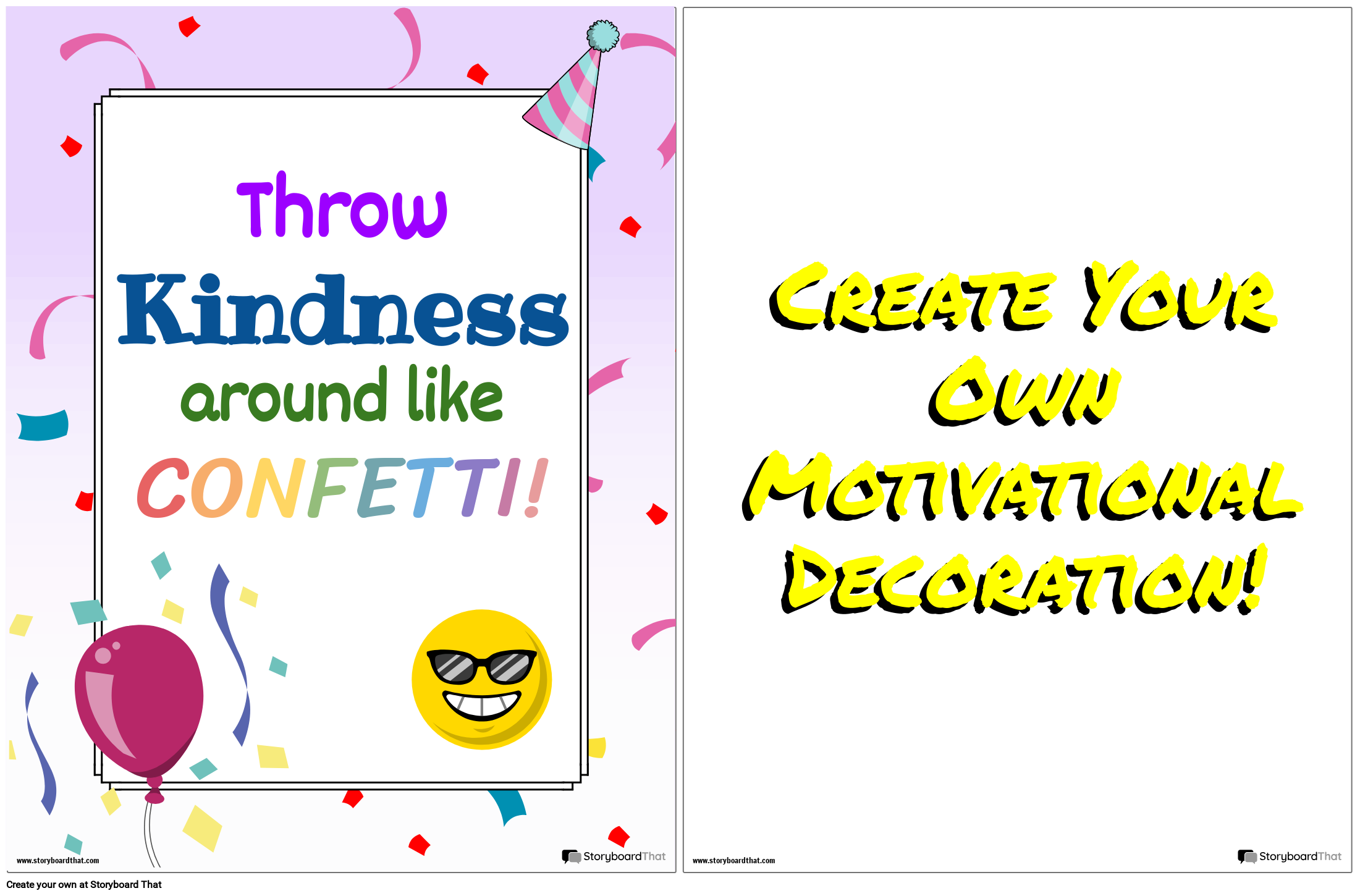 Classroom Decorations Portrait Color 12 Storyboard