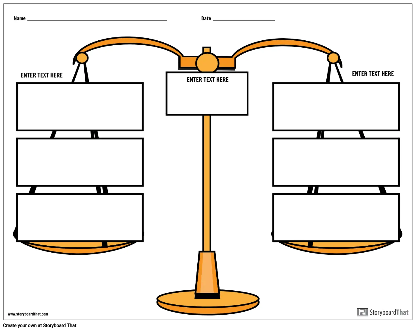 Debate Scales Storyboard Por Worksheet templates debate-scales-storyboard-por-worksheet-templates