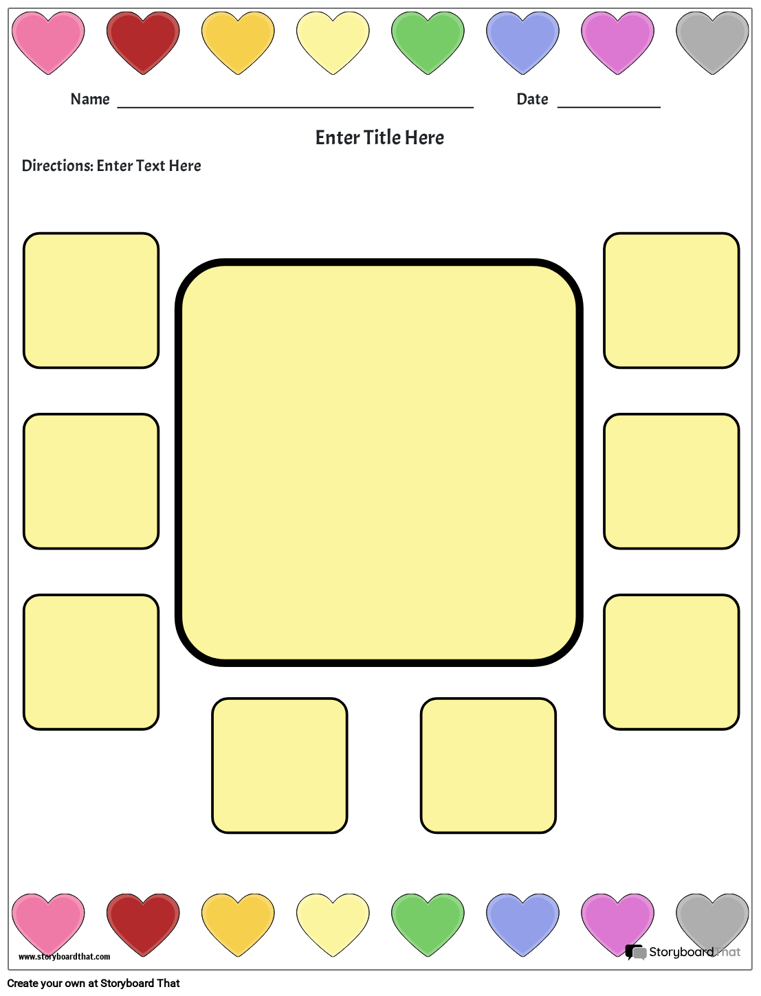 Labeling Worksheet Portrait Color 2 Storyboard