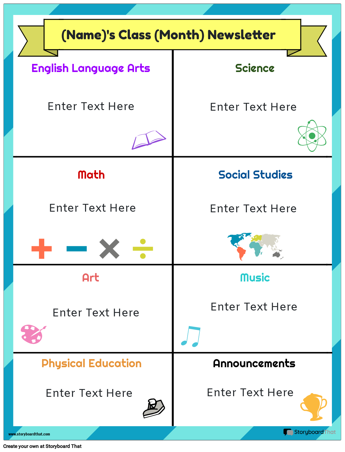 Classroom Newsletter Templates | School Newsletter