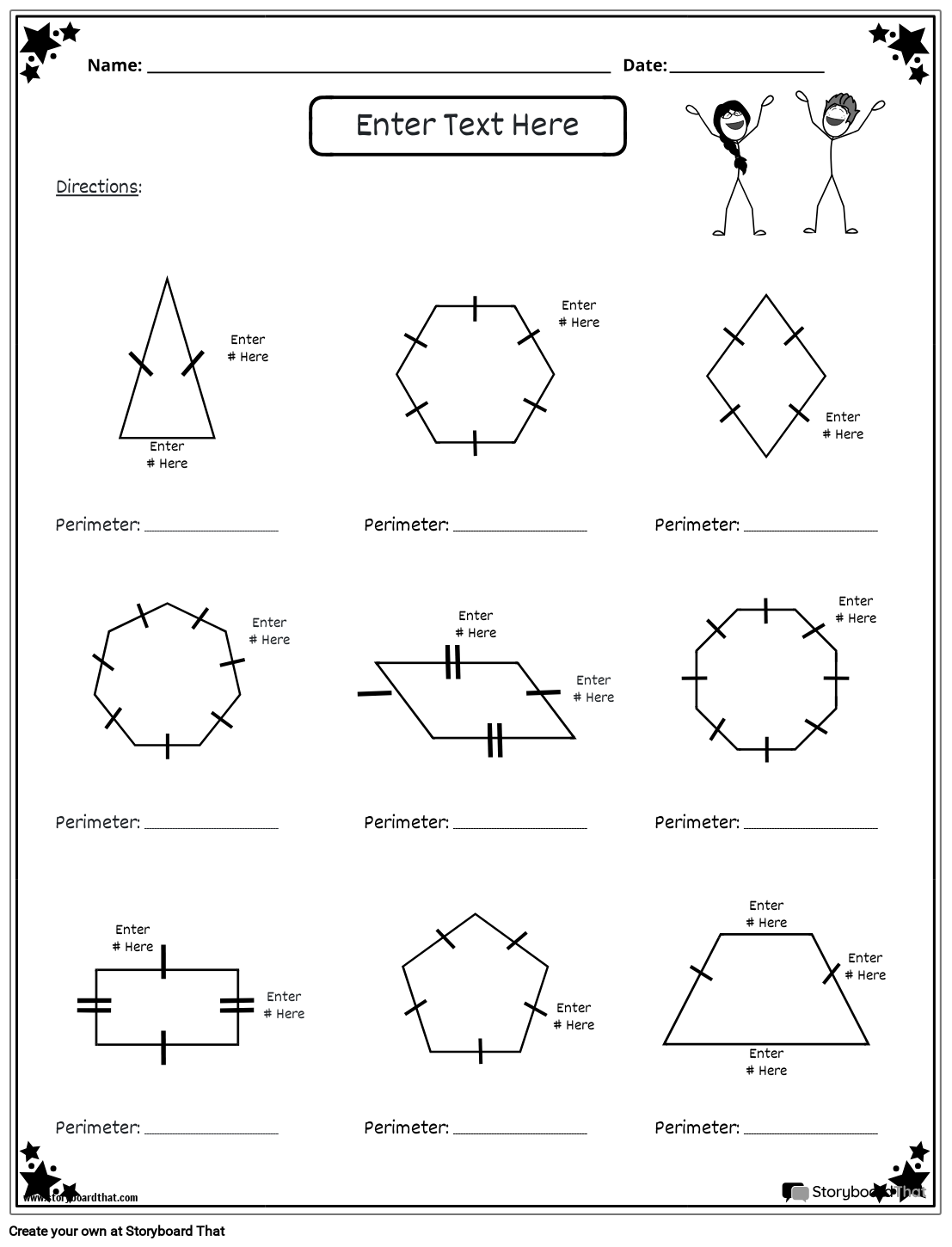 Perimeter 2 Storyboard Av Worksheet templates