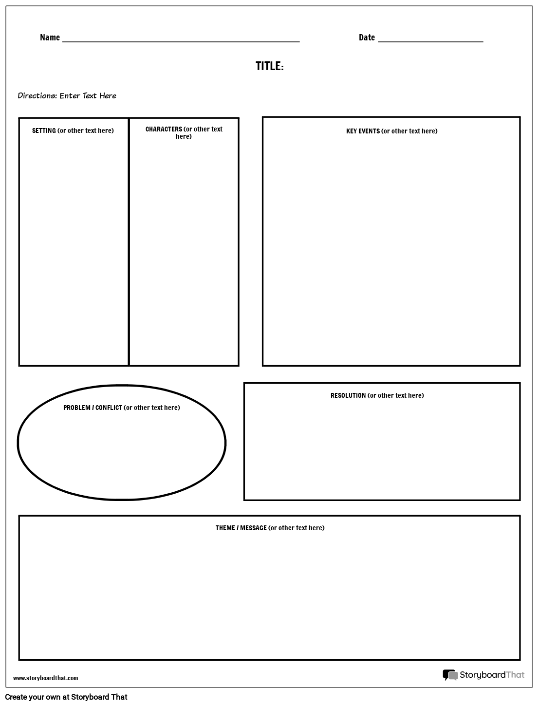 Story Map Blank Boxes Storyboard Taraf ndan Worksheet templates