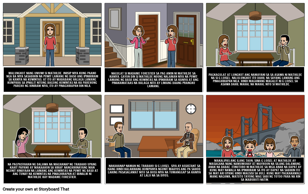ANG KUWINTAS (ENDING) Storyboard par yanii21
