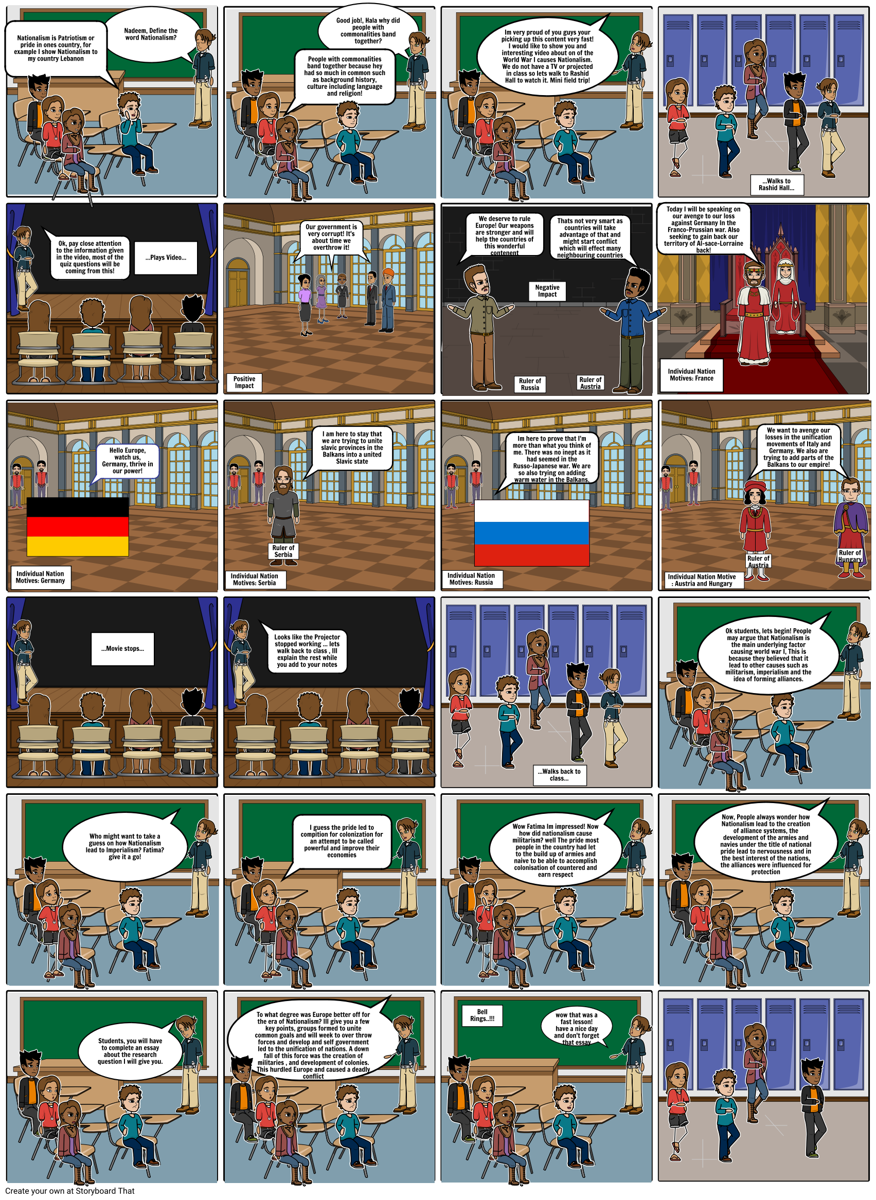 History Project Yara Al Khalifa Storyboard por yarak03