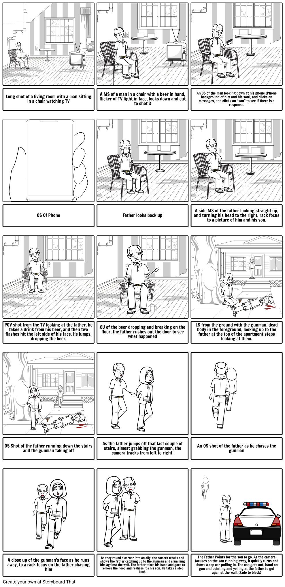 A Father's Heart Storyboard por zachccamp