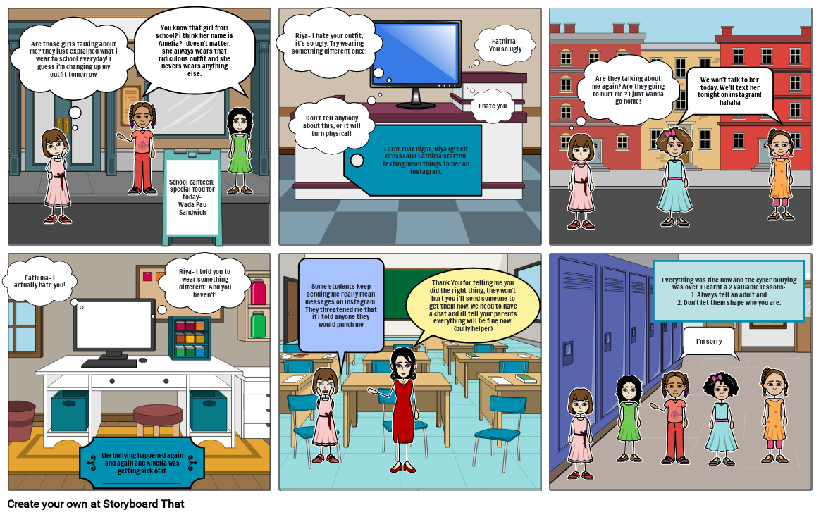 Handling Cyber Bullying Storyboard par zahed