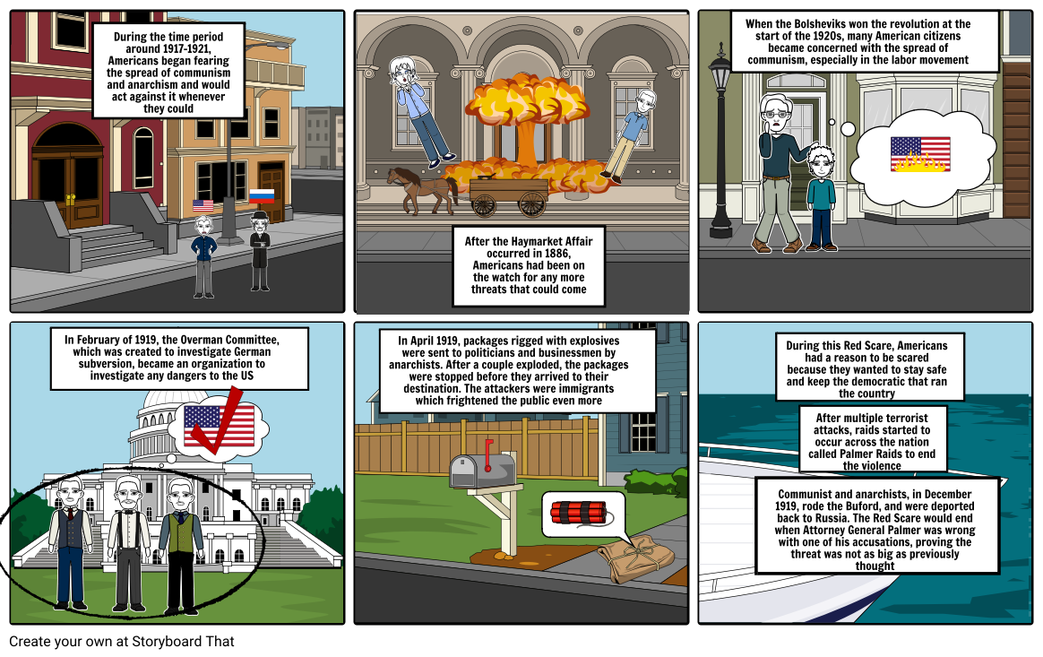 Red Scare Storyboard Storyboard by zakkiesel